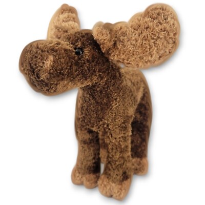 Douglas Doll Moose Stuffed Animal Brown Small 8" Tall Kids Cute Plush ...