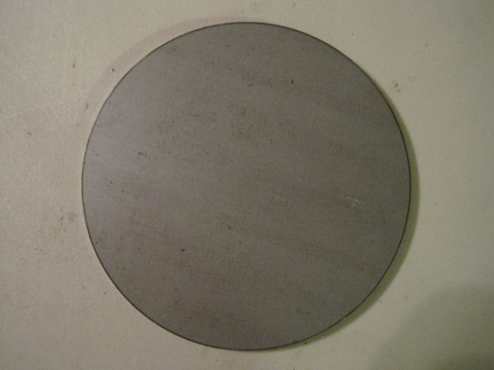 1/8" Thick (11ga) Round Steel Plate, 4.5" Diameter, Round, Circle | eBay