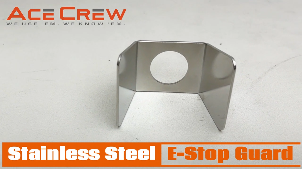 Heavy Duty Stainless Steel Safety Guard/Shroud & E-Stop Push Button ...