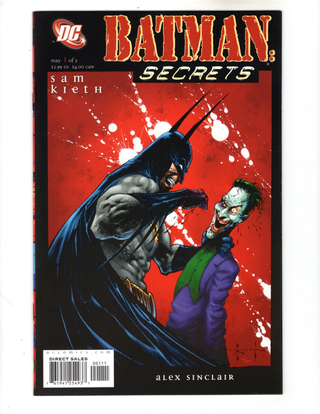 BATMAN SECRETS #1 (VF-NM) [DC COMICS 2006] SAM KIETH | eBay