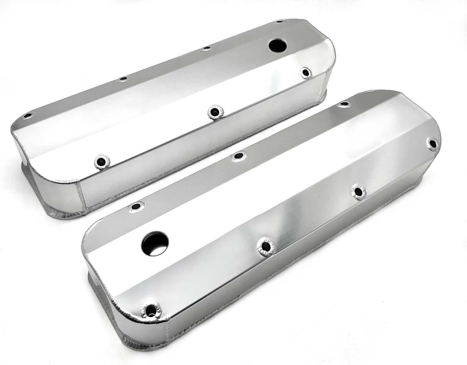 1965-95 BB Chevy Valve Covers Fabricated 396 427 454 496 V8 BBC Tall ...