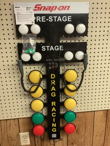 NHRA DRAG RACE Snap On SSX24P104 3’ Racing Practice Tree Light Bar Game ...