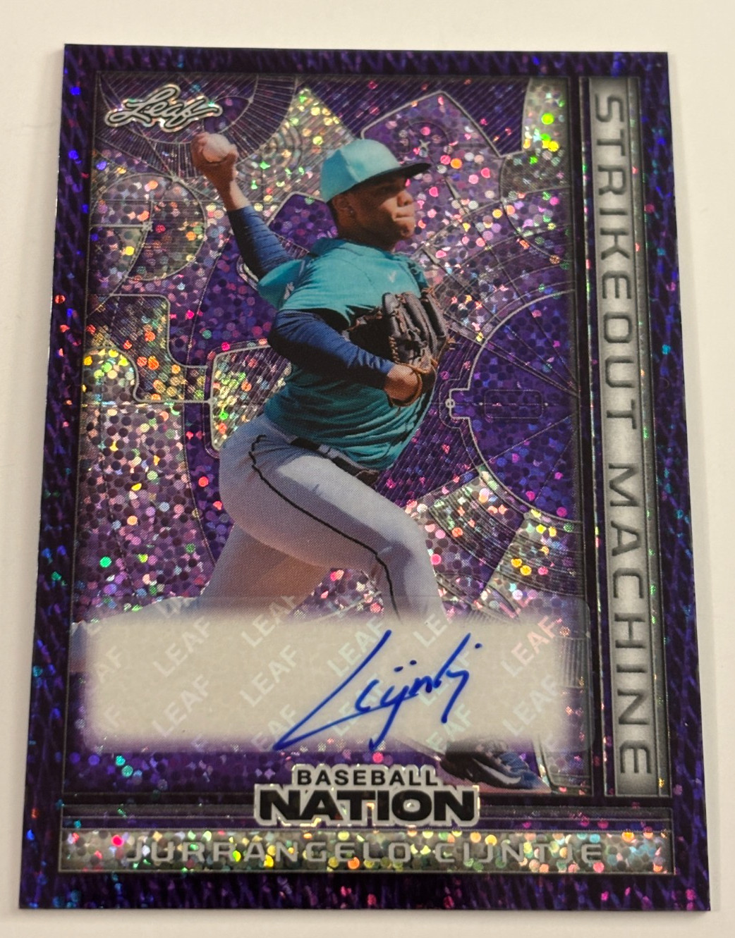 Jurrangelo Cijntje 2025 Leaf Baseball Nation #SB-26 Saturday in the ...