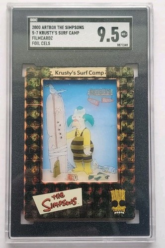 2000 Artbox THE SIMPSONS FilmCardz Krusty's Surf Camp Foil Cels #S-7 ...