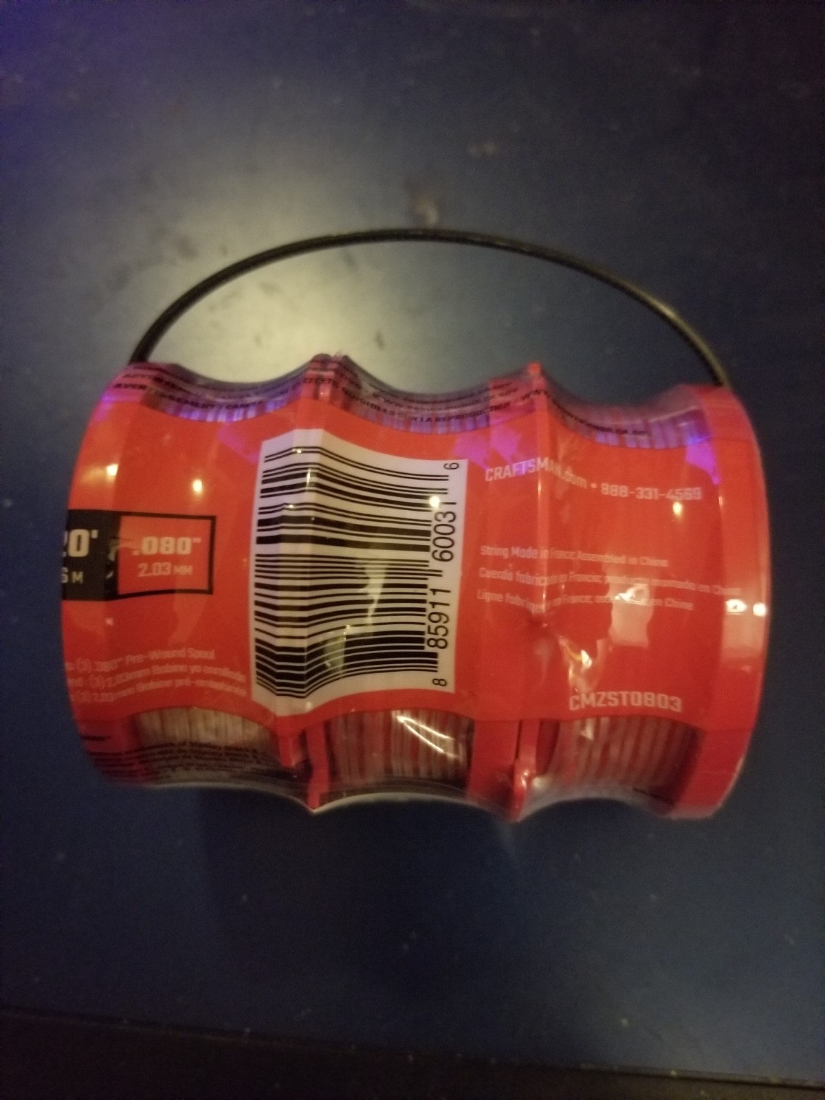Craftsman .080" Pre-Wound Spool String Trimmer Line 20’ Length Pack Of ...