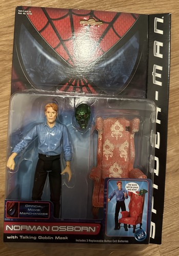 Spider Man The Movie Norman Osborn ToyBiz Green Goblin Chair Action ...