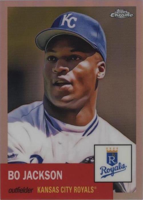 2022 Topps Chrome Platinum Anniversary - Bo Jackson #290 Rose Gold ...