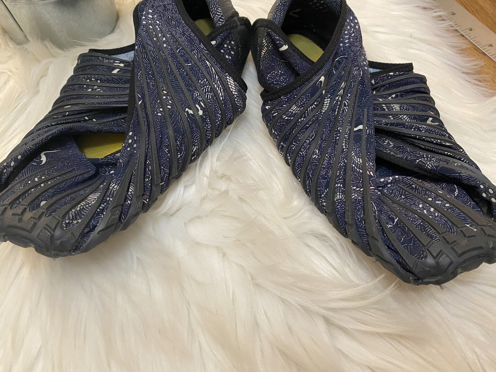 Vibram Furoshiki The Wrapping Sole Shoes Blue White S… - Gem