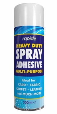 Rapide Heavy Duty Spray Adhesive Multi Purpose For Card, Fabric 300ml | eBay UK