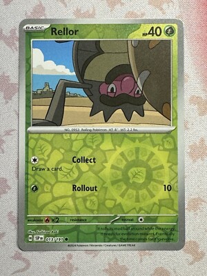 Pokémon TCG Rellor 013/191 Sv08: Surging Sparks Reverse Holo | eBay