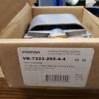 Schneider Electric VK-7223-203-4-04 1/2 N.C. Valve Assembly 8-13 | eBay