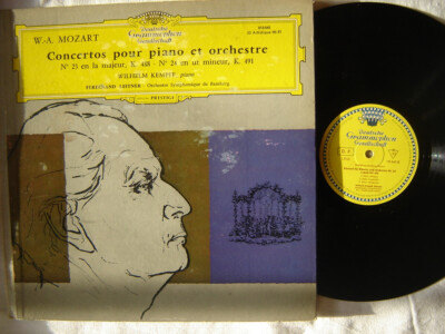 Mozart - Concertos No 23 & 24 pour piano & Orch. W. Kempff piano - LP ...