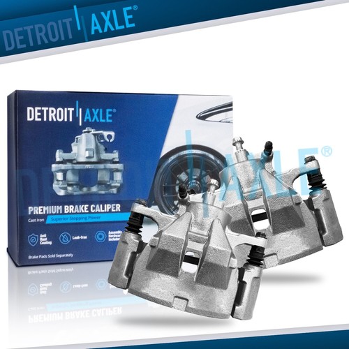 Pair Front Brake Calipers w/Bracket Assembly for Toyota Camry Avalon ...