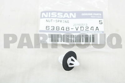 63848VD24A Genuine Nissan NUT-SPRING 63848-VD24A | eBay