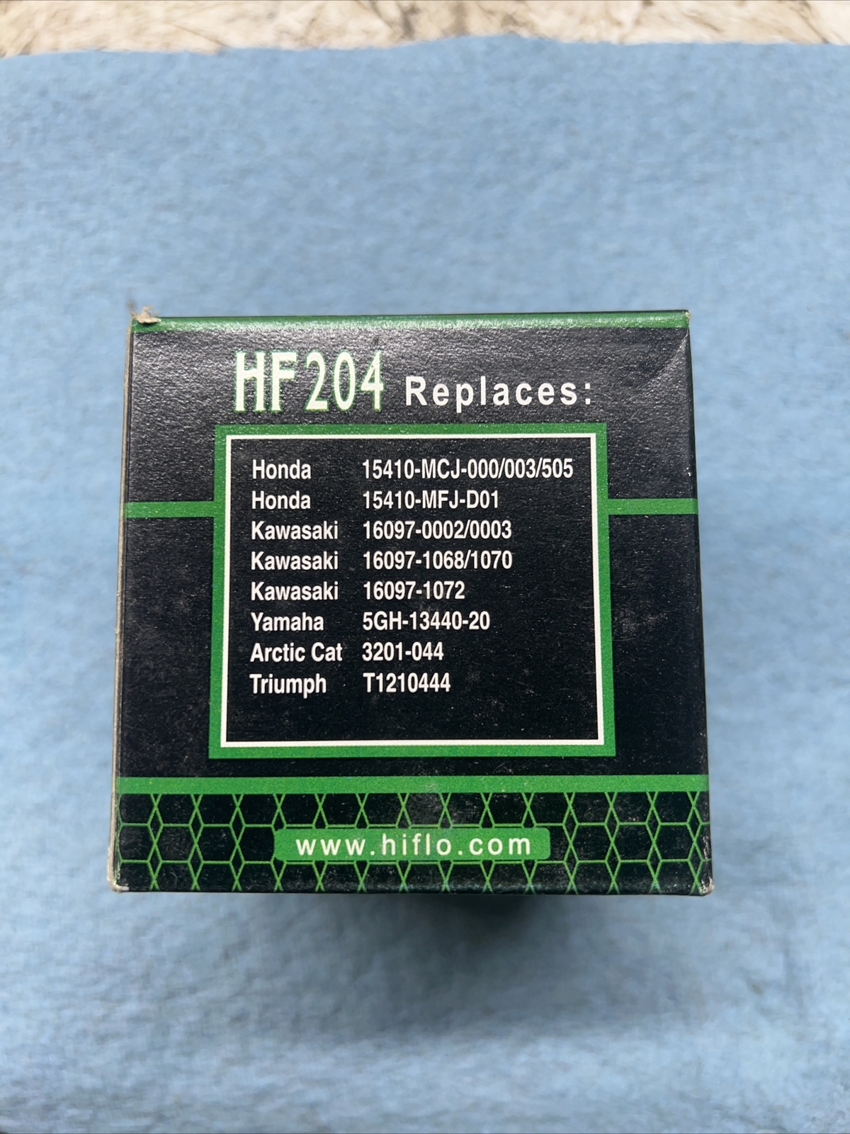 4 Genuine HiFlo HF204 Oil Filter - Honda Suzuki Yamaha Kawasaki | eBay