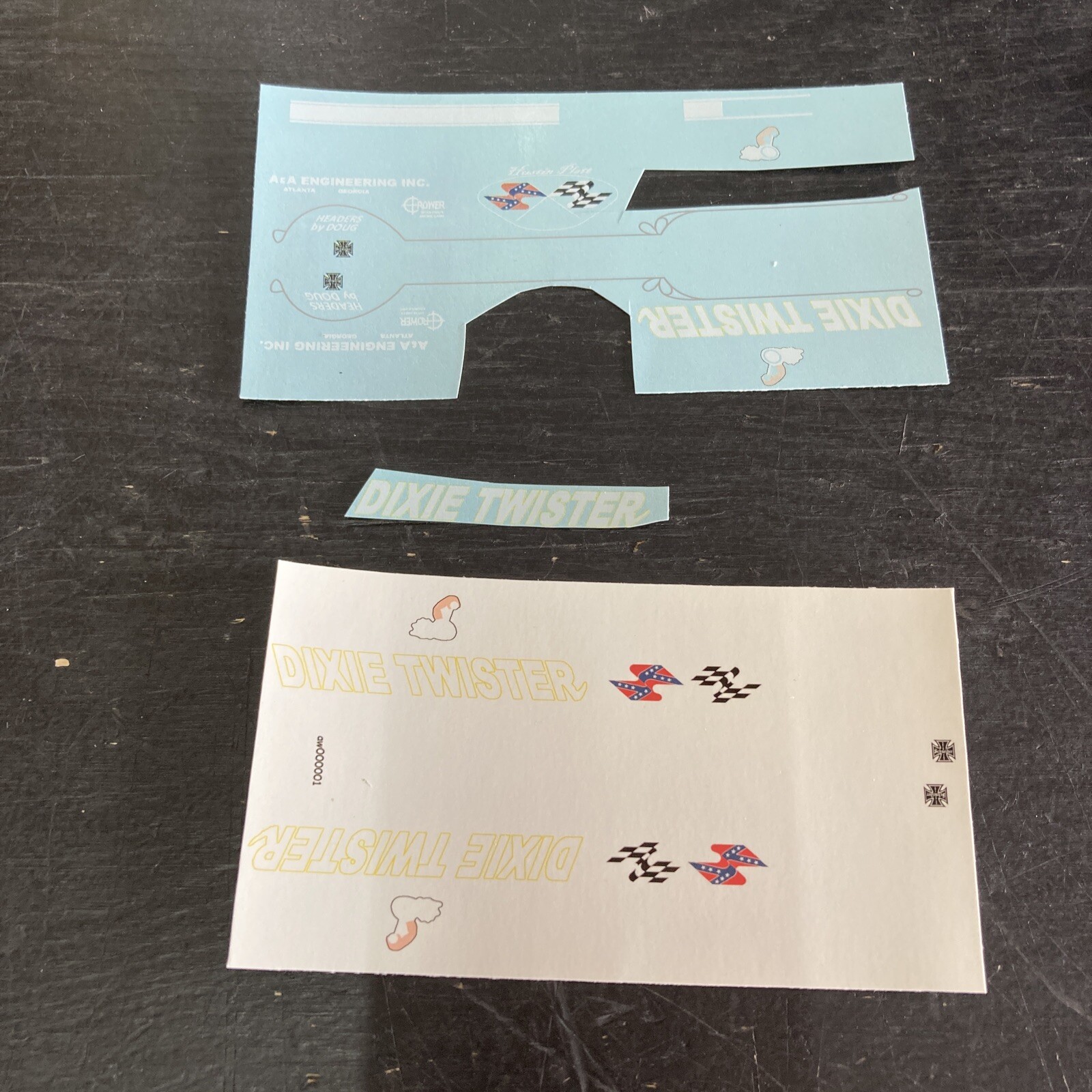 Dixie Twister Drag Racing Decals 1:24 Scale | eBay
