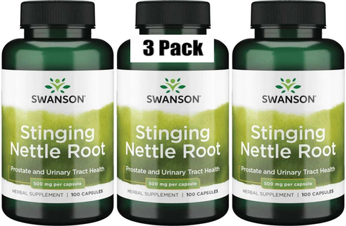 3 Pack Stinging Nettle Root (Urtica Dioica) 300 Capsules, Prostate ...