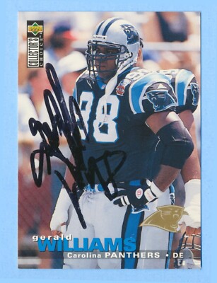 GERALD WILLIAMS Signed/Autographed 1995 UD Collector's Choice Update ...