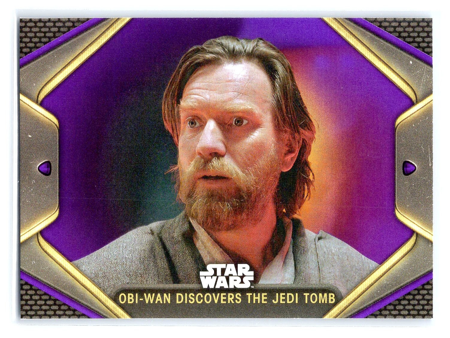 The Jedi Tomb #62 Purple Parallel - 2023 TOPPS STAR WARS OBI-WAN KENOBI ...