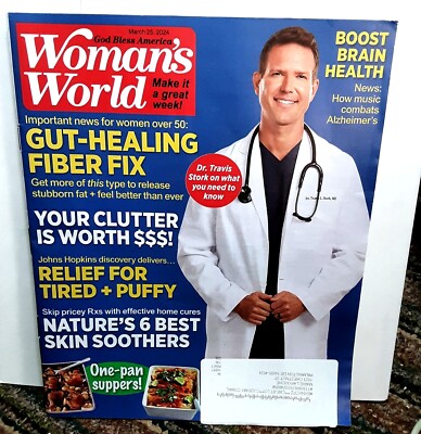 Womans World Magazine March 25 2024 Dr Travis Stork | eBay
