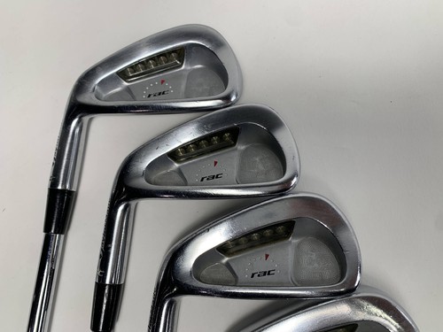 TaylorMade Rac LT Iron Set 3-PW+AW FCM Rifle 6.0 Stiff Steel Mens LH | eBay