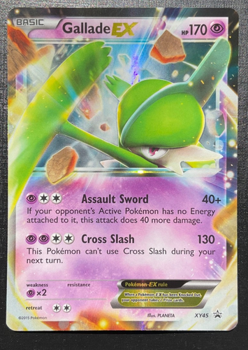 Gallade Ex XY45 Pokémon XY black Star Promotional Rare TCG LP | eBay