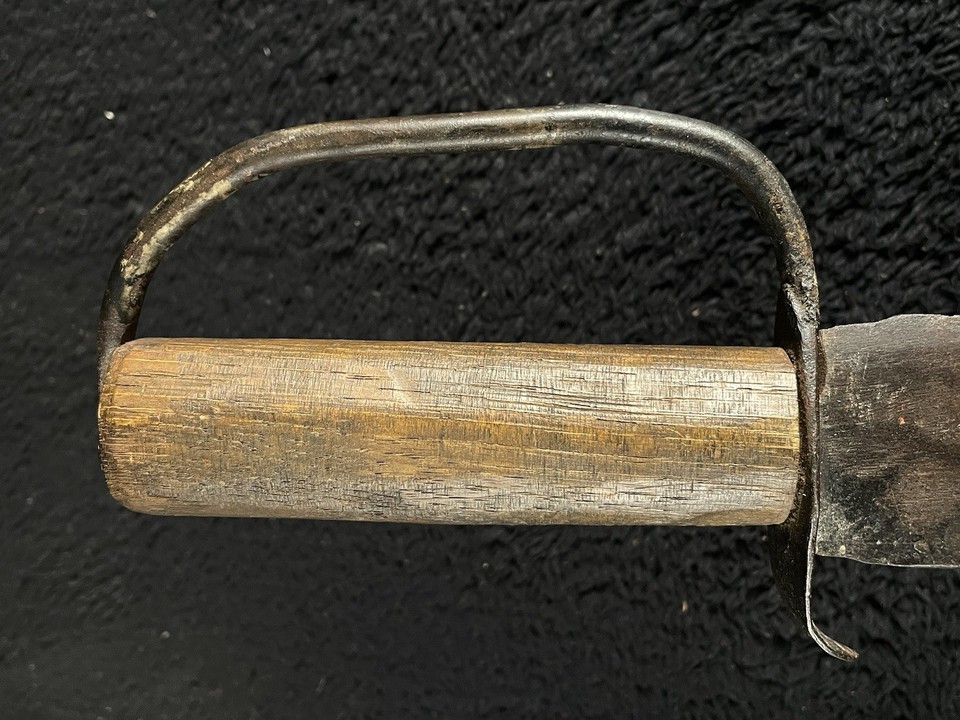 Civil War D Guard Bowie Primitive CSA Sword Wooden Grip Confederate ...