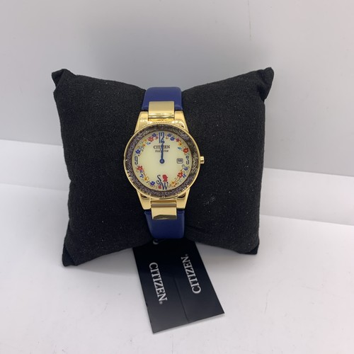 Citizen Ladies' Eco-Drive Disney Princess Snow White Gold Stainless ...