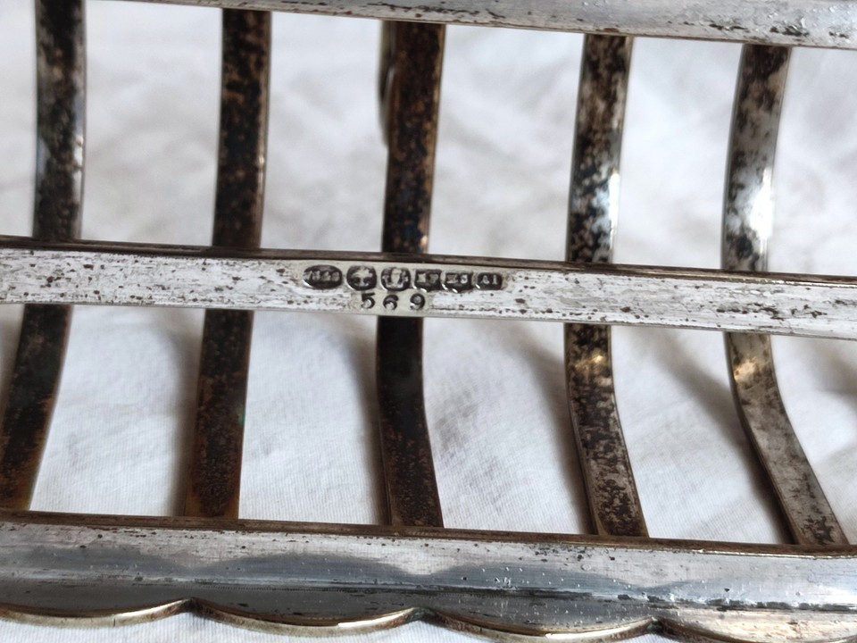 Antique Silver Plated Toast Rack – William Suckling & Sons, B'ham 1895 ...