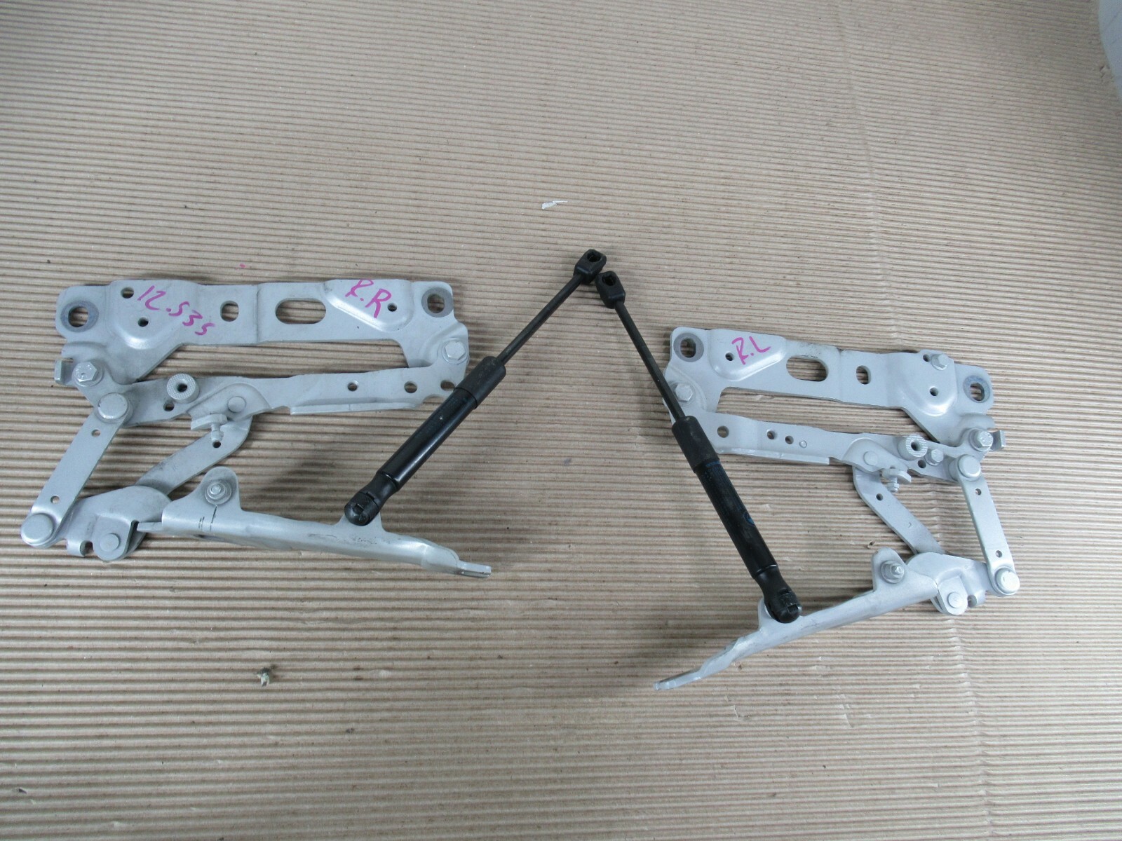 Front Hood Hinges Shocks Hinge Shock Set BMW OEM F10 550i 535i 528i | eBay