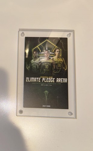 2022 Inaugural Season SEATTLE STORM Replica Ticket/Acrylic Frame ~ NEW ...