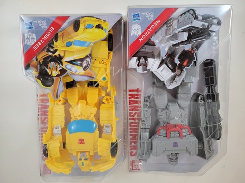 Hasbro Transformers Megatron & Bumblebee Action Figures 11” Toys - NEW ...