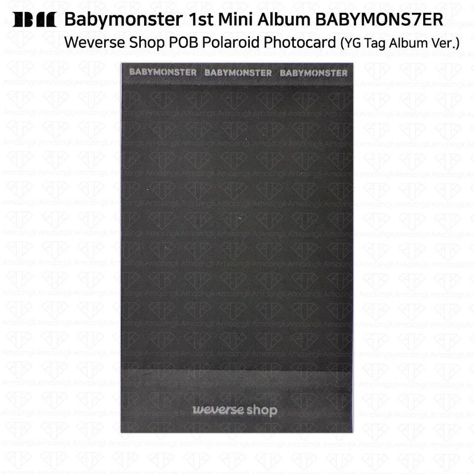 BABYMONSTER 1st Mini Album Babymons7er Sheesh POB Photocard AHYEON RUKA ...