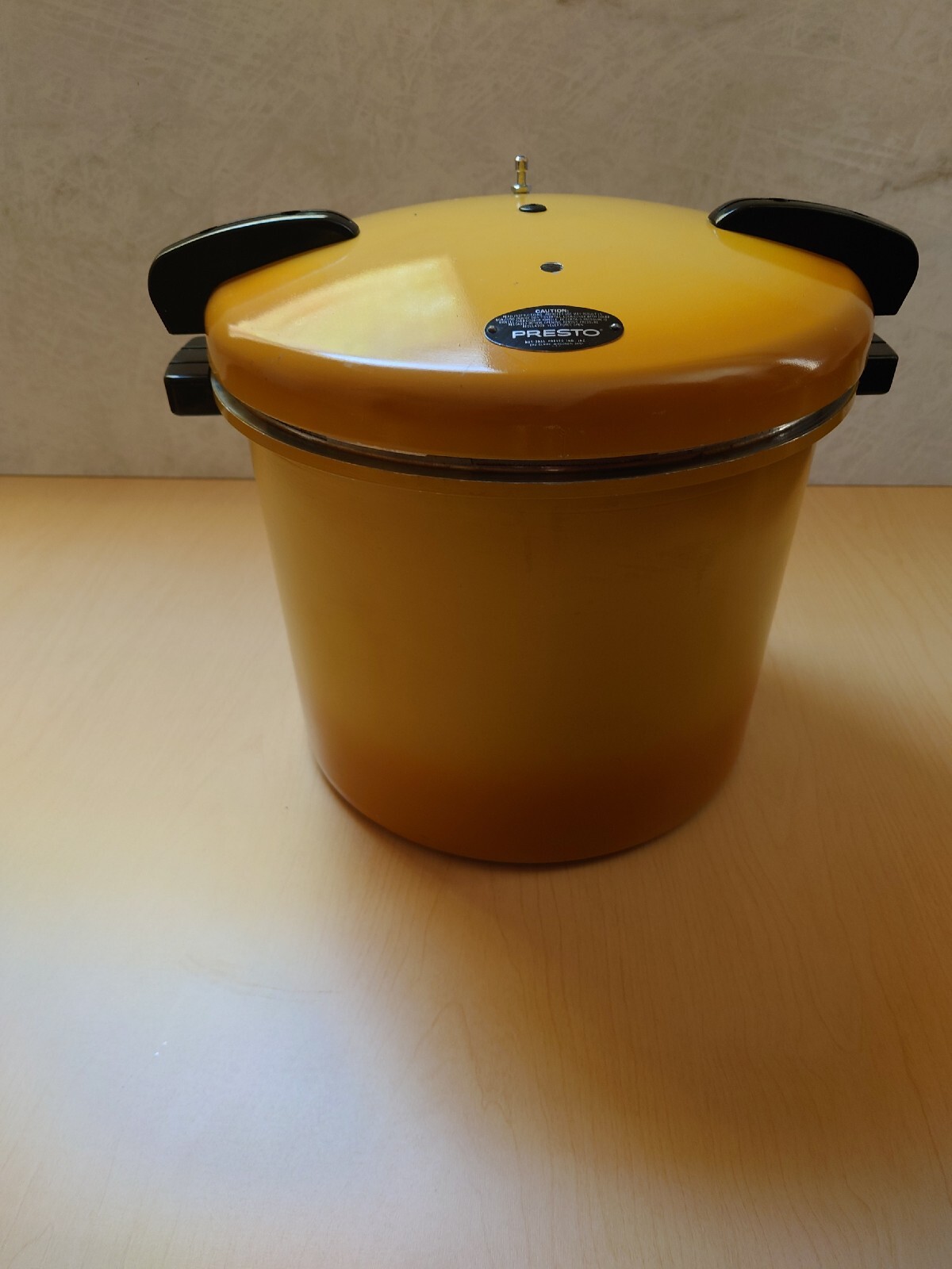 Vintage Presto 21qt Pressure Cooker 01/CA21H Harvest Gold Yellow 409 ...