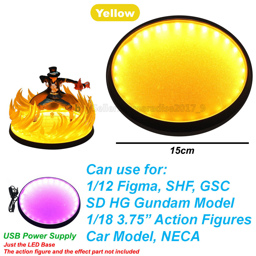 For Tamashii Effect Figma GSC 1/12 1/18 Figure LED Light Stand Base ...