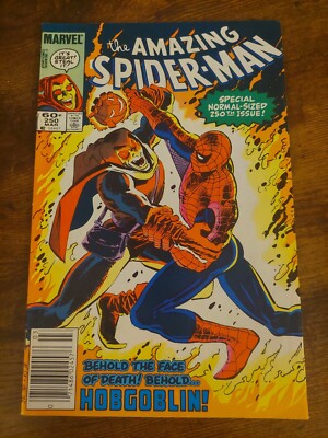 The Amazing Spider-Man #250 Newsstand VF/NM (Marvel Comics March 1984 ...