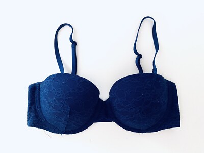 VICTORIA'S SECRET Multi-Way / Polyvalent BRA - sz 34C - blue | eBay