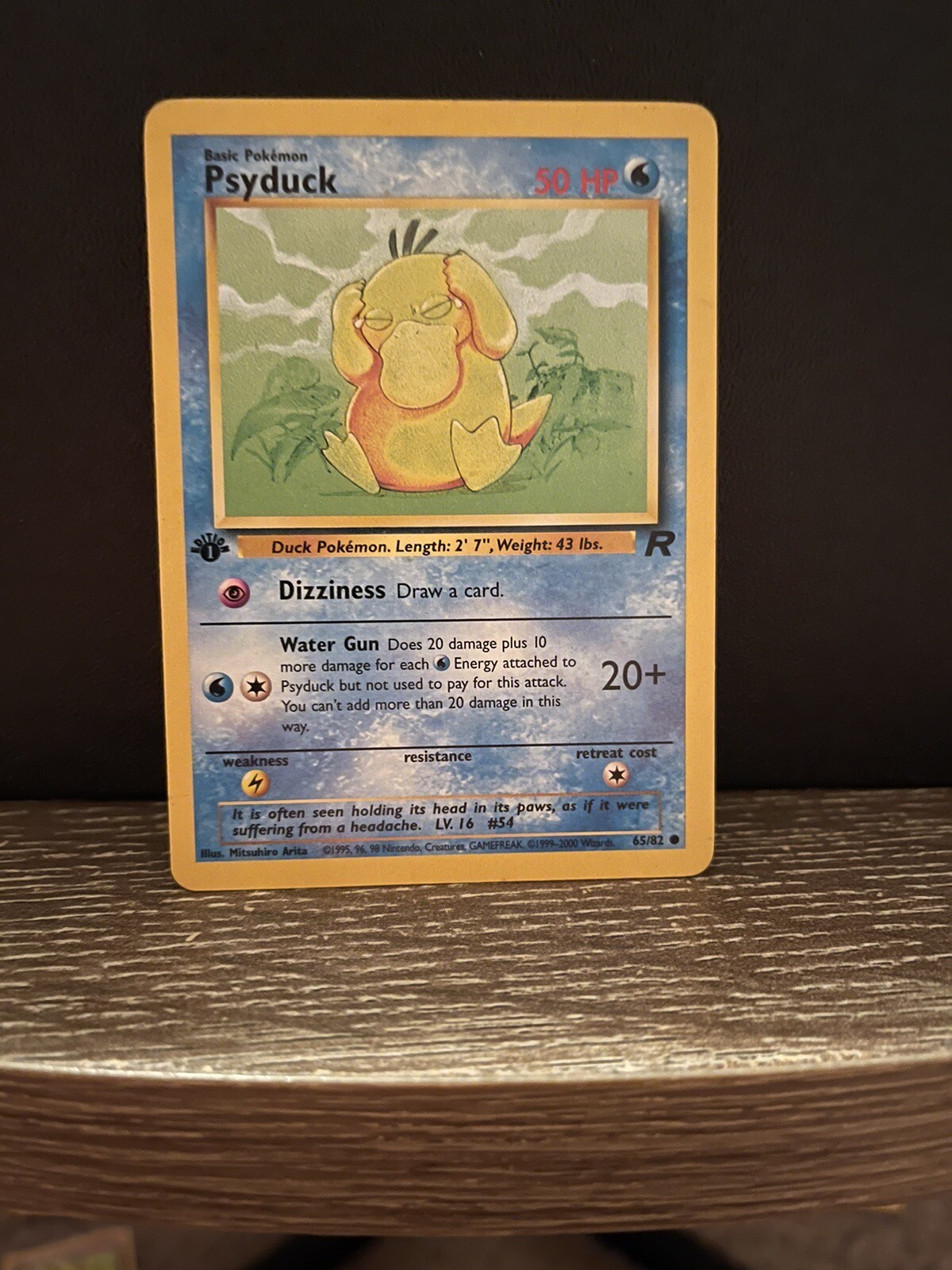 Pokémon TCG Psyduck Team Rocket 65 Regular 1st Edition Common | eBay