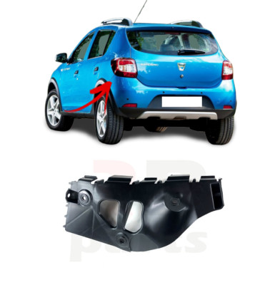 FOR DACIA SANDERO STEPWAY 08-13 NEW REAR BUMPER HOLDER BRACKET LEFT N/S ...