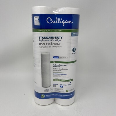2PK CULLIGAN P5 PREMIUM SEDIMENT REPLACEMENT WATER FILTER CARTRIDGE 5 ...