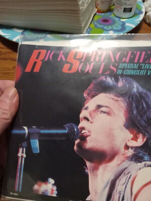 Rick Springfield 45 w PS Souls/Souls(Live)RCA 13650 mint- 1983 | eBay