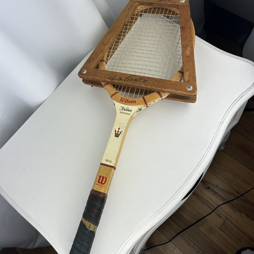 Vintage Wilson The Jack Kramer Autograph Wooden Tennis Racket & Head Press | eBay