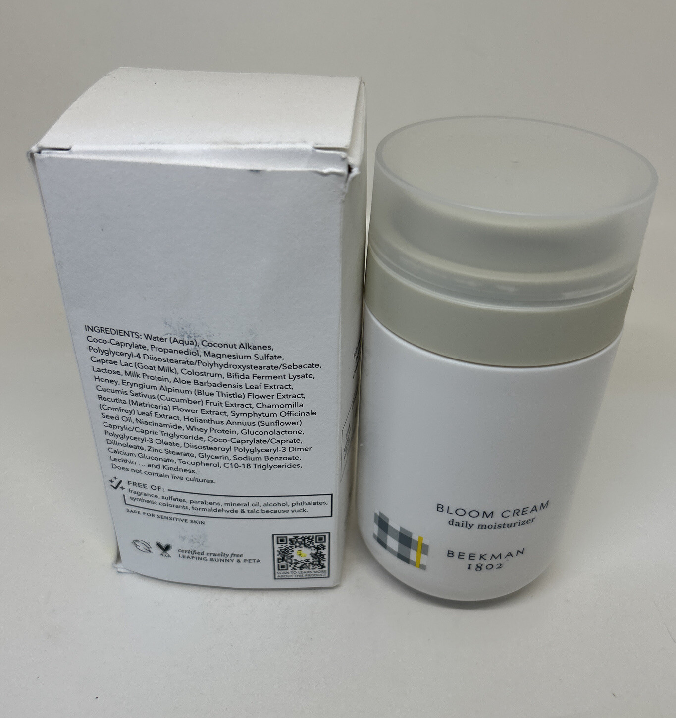 Beekman 1802 Bloom Cream Probiotic Moisturizer Cream Goat Milk 3.38 oz ...