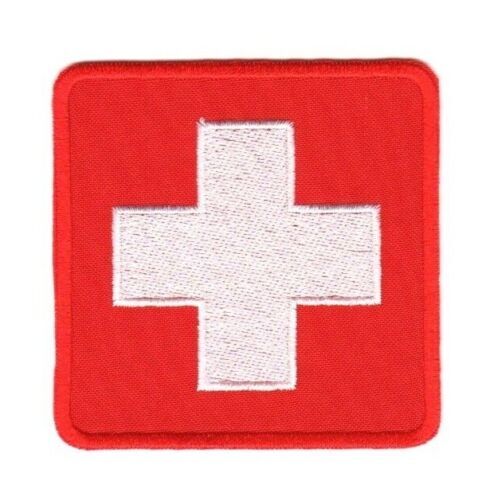 Patch - Army Tactical Medical Medic First Aid White Cross Paramedic Red ...