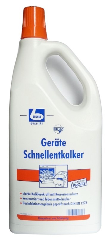 Entkalker Geräte Schnellentkalker Entkalkungsmittel von BECHER ...