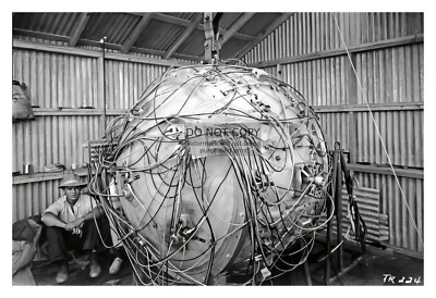 THE FIRST ATOMIC BOMB TRINITY TEST THE GADGET WW2 HIROSHIMA 4X6 PHOTO ...