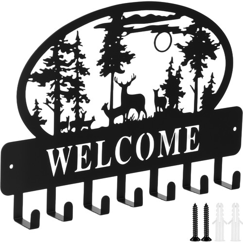 Key Holder Metal Key Holder Rack Wall Mounted Key Hanger Space Saving ...