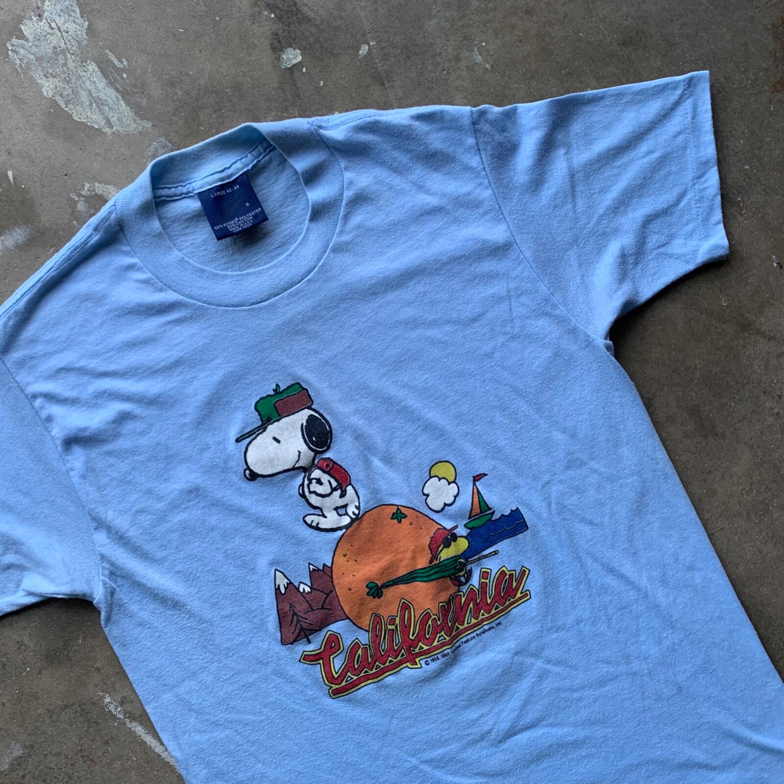 70s - 80s VINTAGE SNOOPY of PEANUTS CALIFORNIA SOUVEN… - Gem