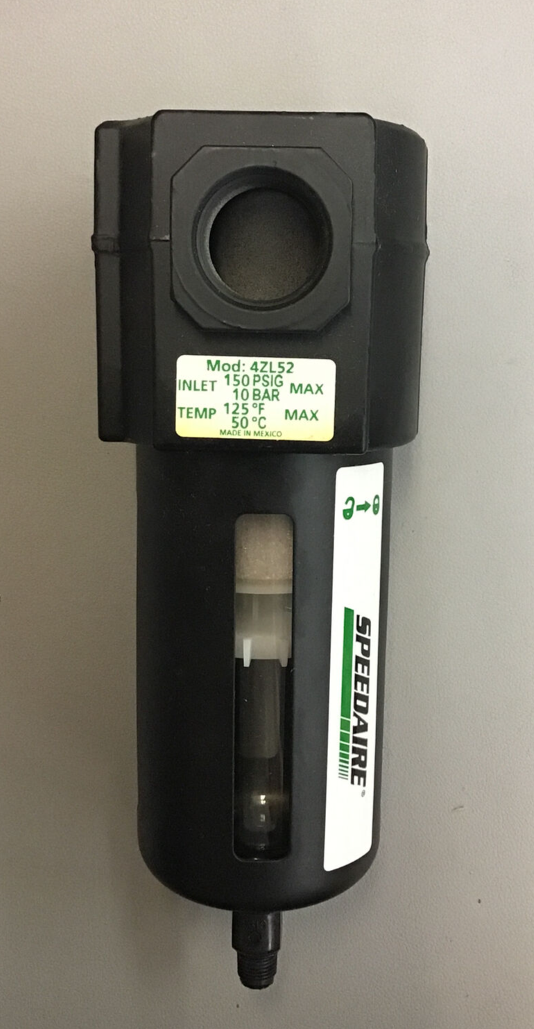 Speedaire 4ZL52 Air Line Filter 150PSI 125°F 50°C MAX (B23) | eBay