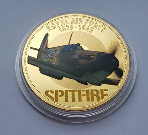 2020 Guernsey Battle of Britain Spitfire 80th Anniversary 50p Fifty ...